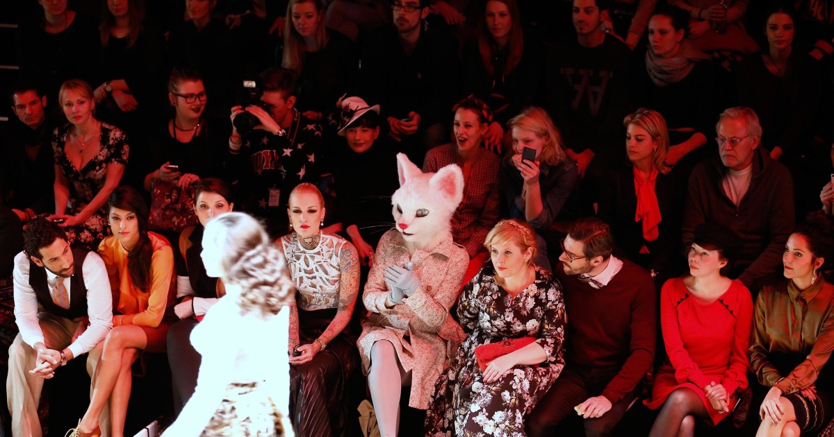 Cat at the Catwalk, Mystery Guest Attends Berlin Fashion Week