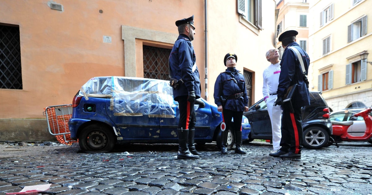 Bomb Explodes Outside Rome Church Ahead of French President's Visit