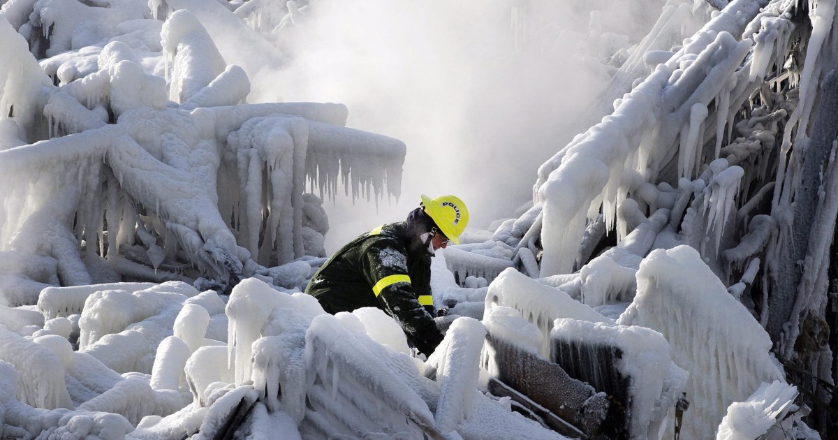 Ice Encases Senior Home After Deadly Quebec Fire