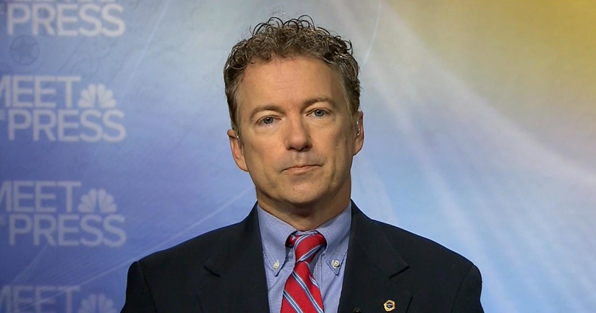 Rand Paul Talks Bipartisanship