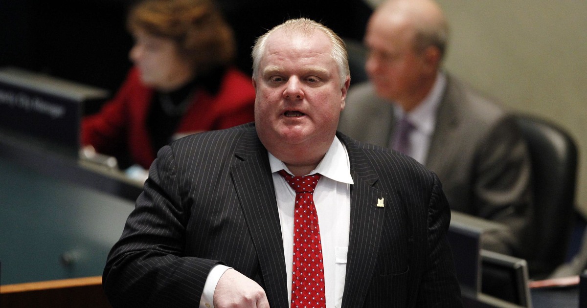 Rob Ford Gets Jay-Walking Ticket in Vancouver: Reports