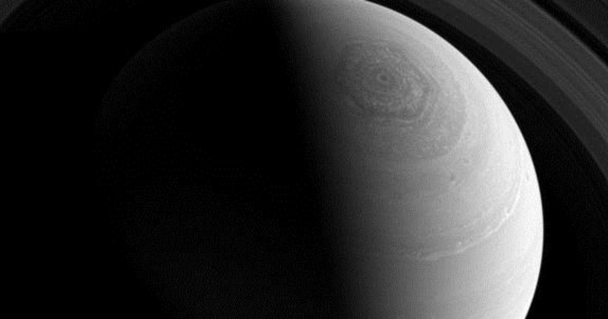 Cassini Spacecraft Spotlights Polar Vortex — on Saturn