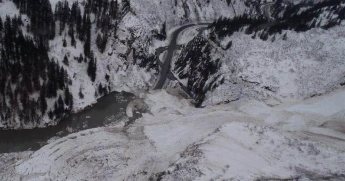 Avalanche That Cut Off Alaska Town Cleared