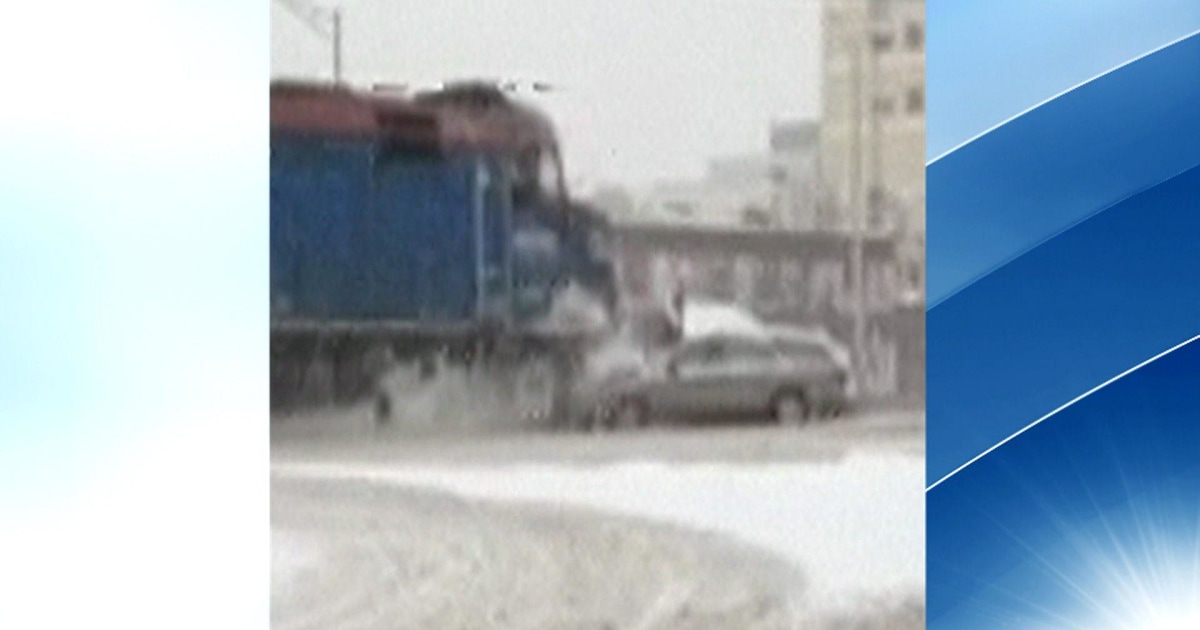 Caught on Camera: Train Vs. Car