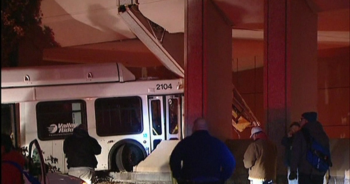 Incredible Video Shows Bus Crashing Into Building