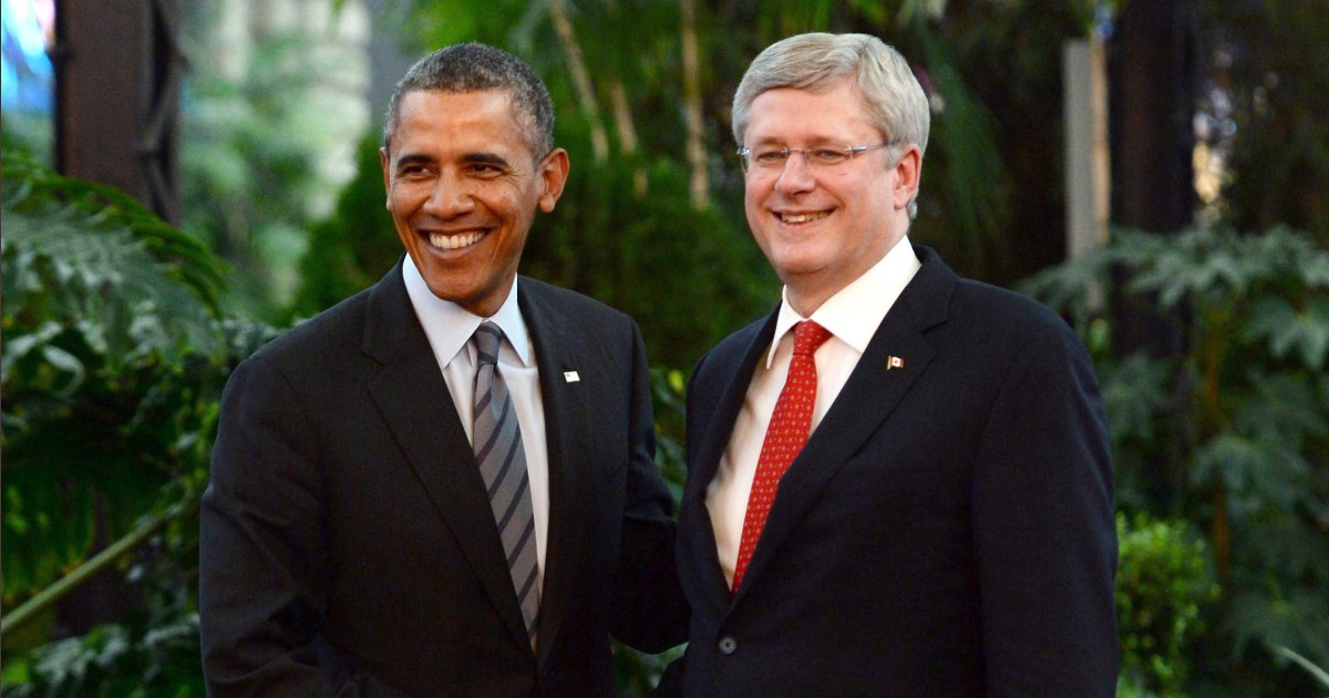 Canadian PM Sweeps Suds Bets with Obama