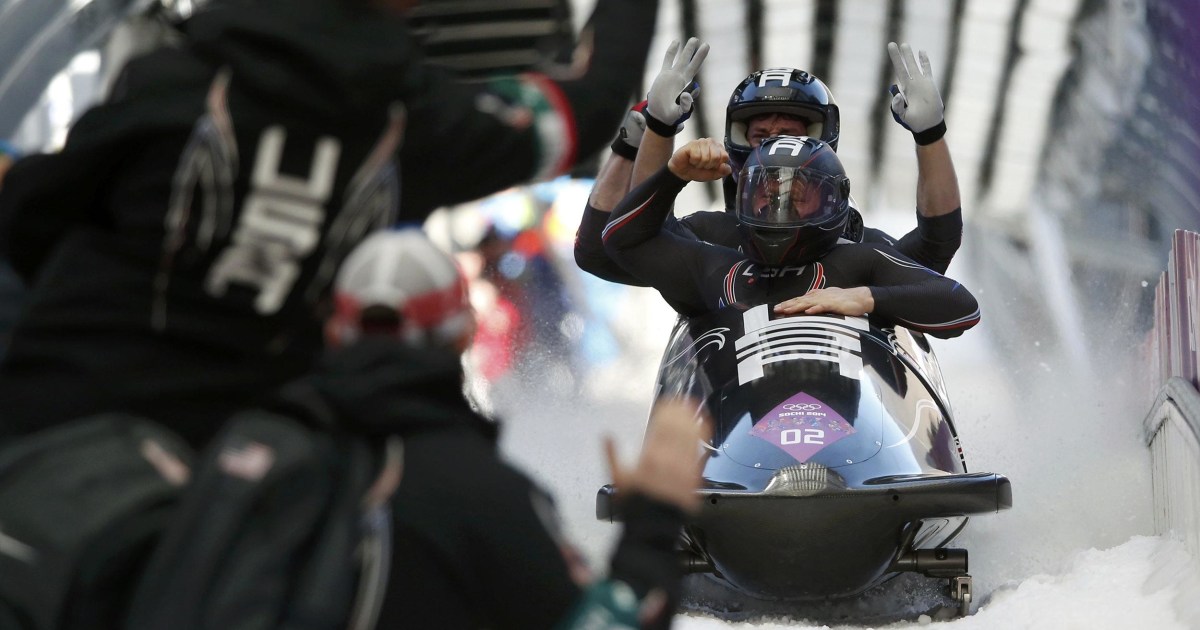 Holcomb Leads USA's Four-Man Bobsled to Bronze