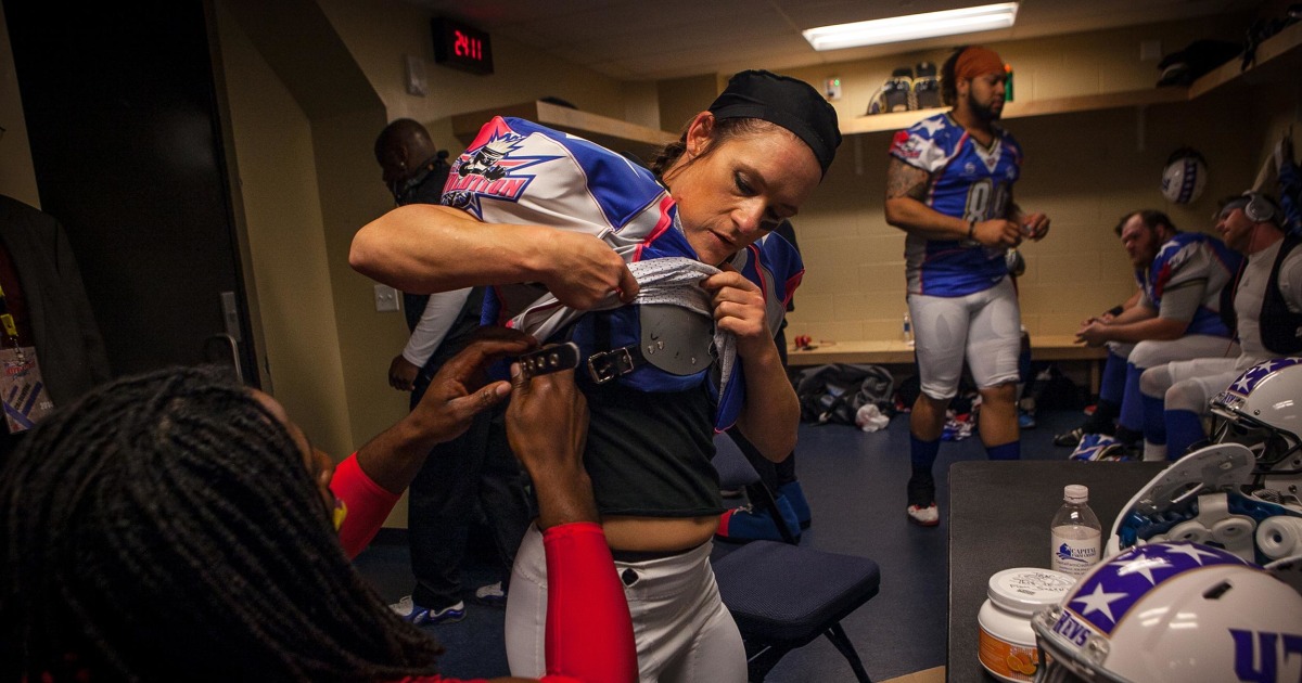 Texas Woman Tackles Boundaries on Pro Football Team