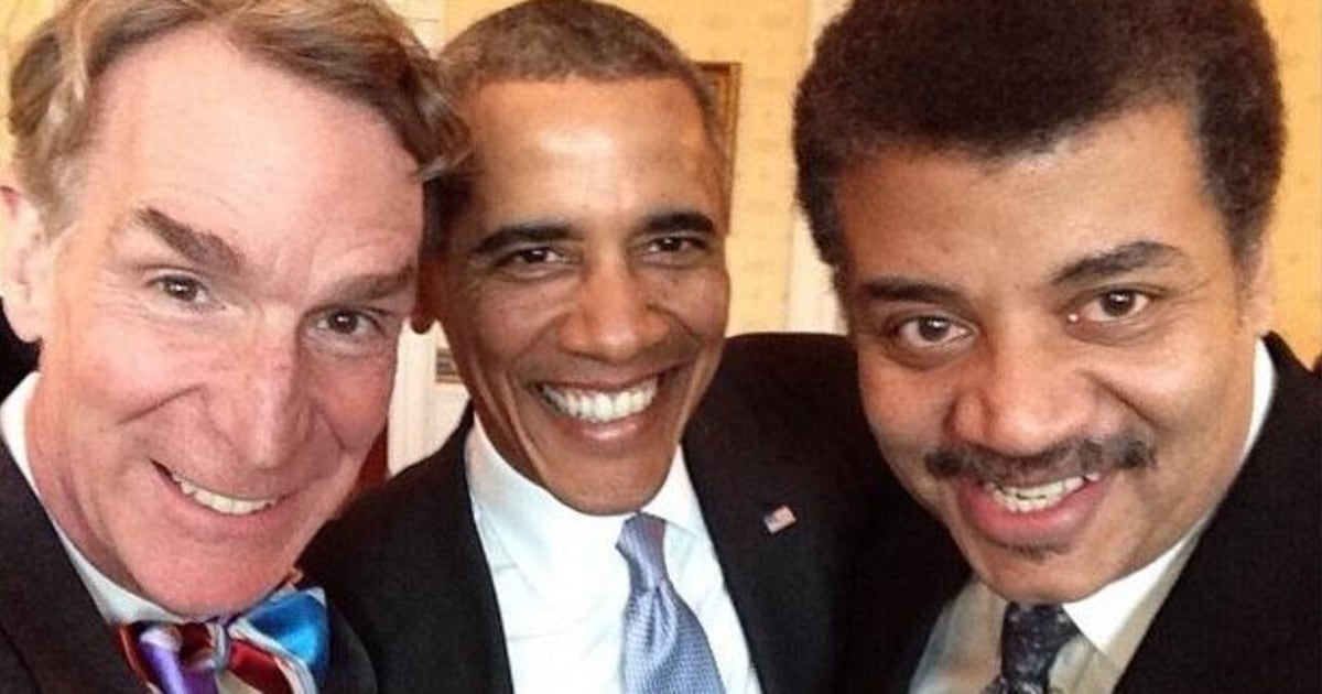 Bill, Barack and Neil: Now That's a Super Science Selfie!