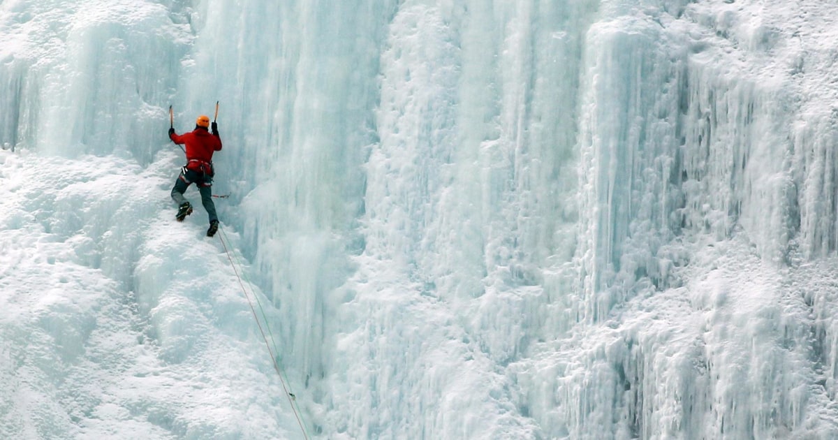 Ice Climbers Enjoy More Cold Weather