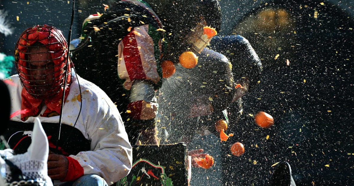 Food Fight! Turin Holds 'Battle of the Oranges'
