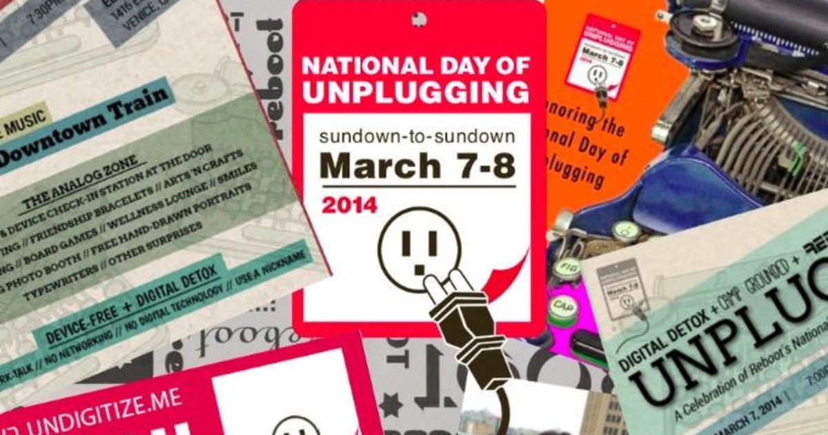 Celebrate Being Offline on 'National Day of Unplugging'