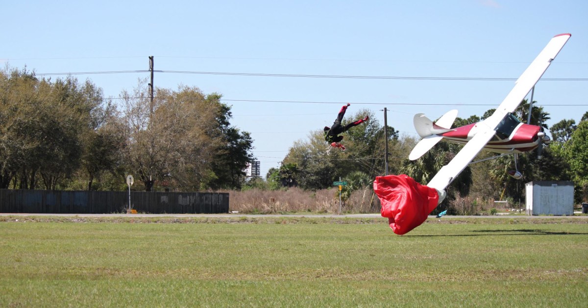 Skydiver, Pilot Survive Midair Collision
