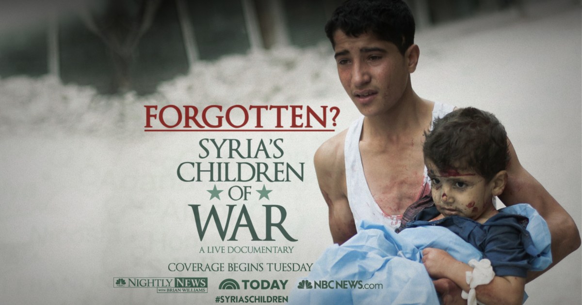 Forgotten? #SyriasChildren of War: A Live Documentary