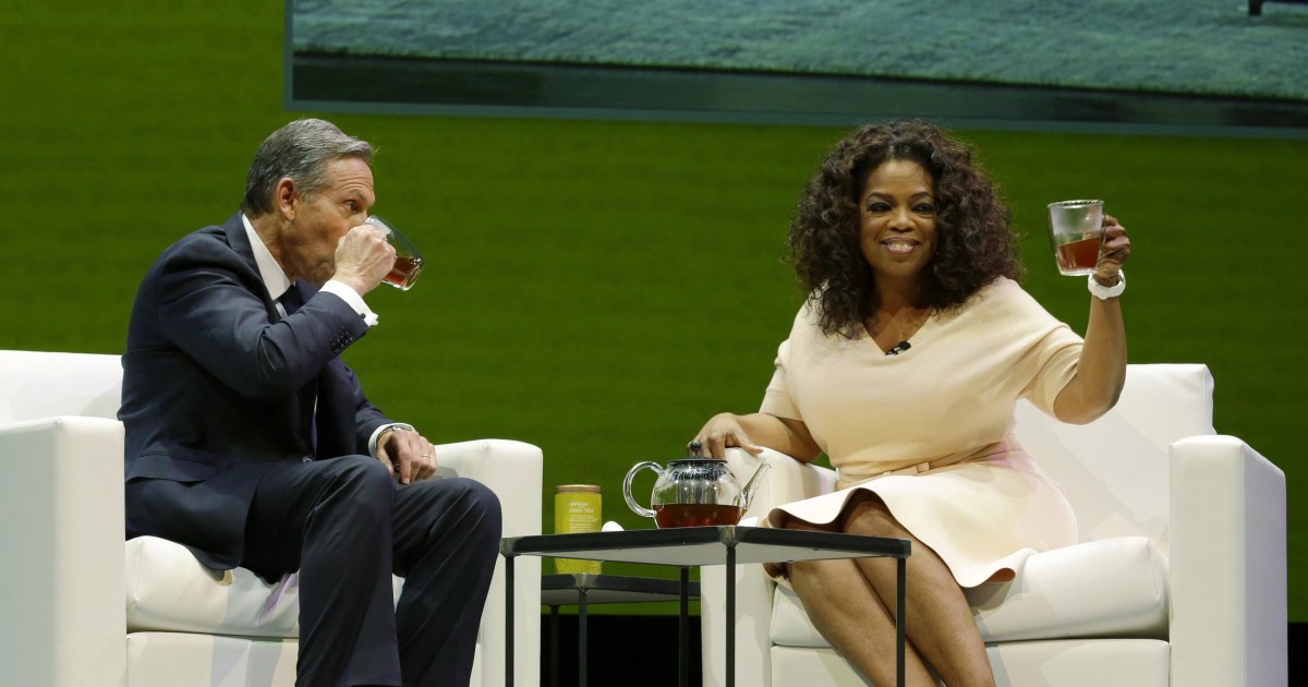 Oprah Gives Starbucks Tea a Celebrity Shot