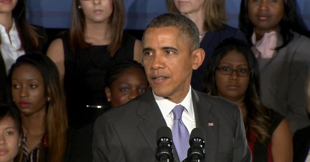 Obama Recalls Strength of Women in His Family