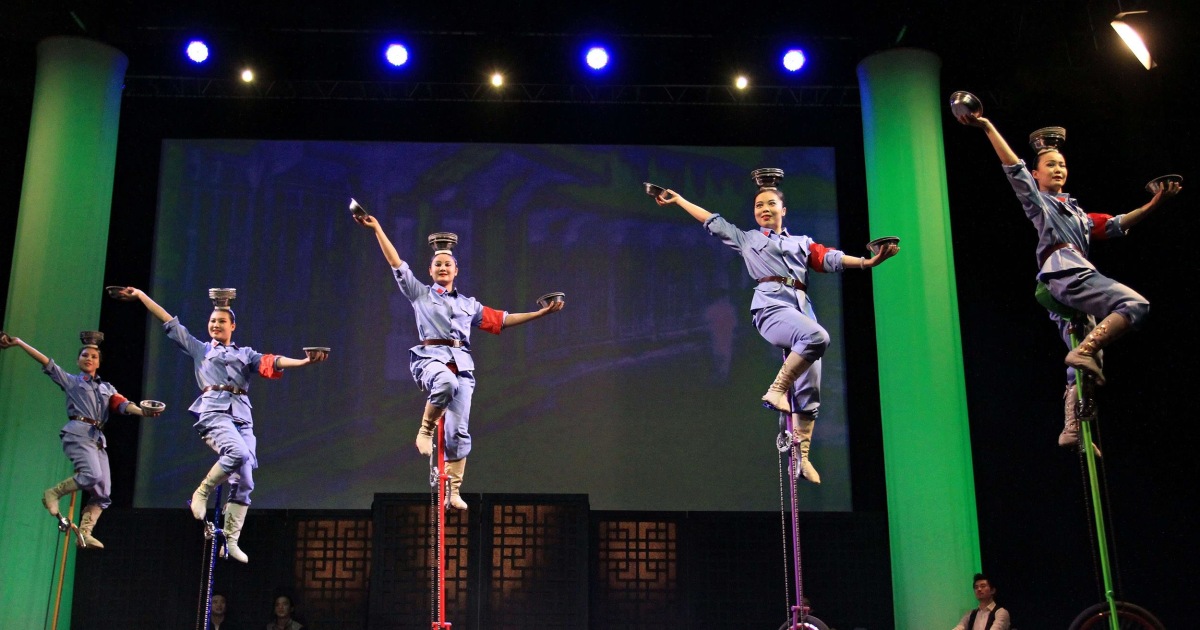 Balancing Act: Chinese Circus Acrobats Take Stage