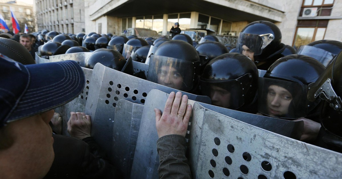 One Thousand Hold Pro-Russian Rally in Eastern Ukraine