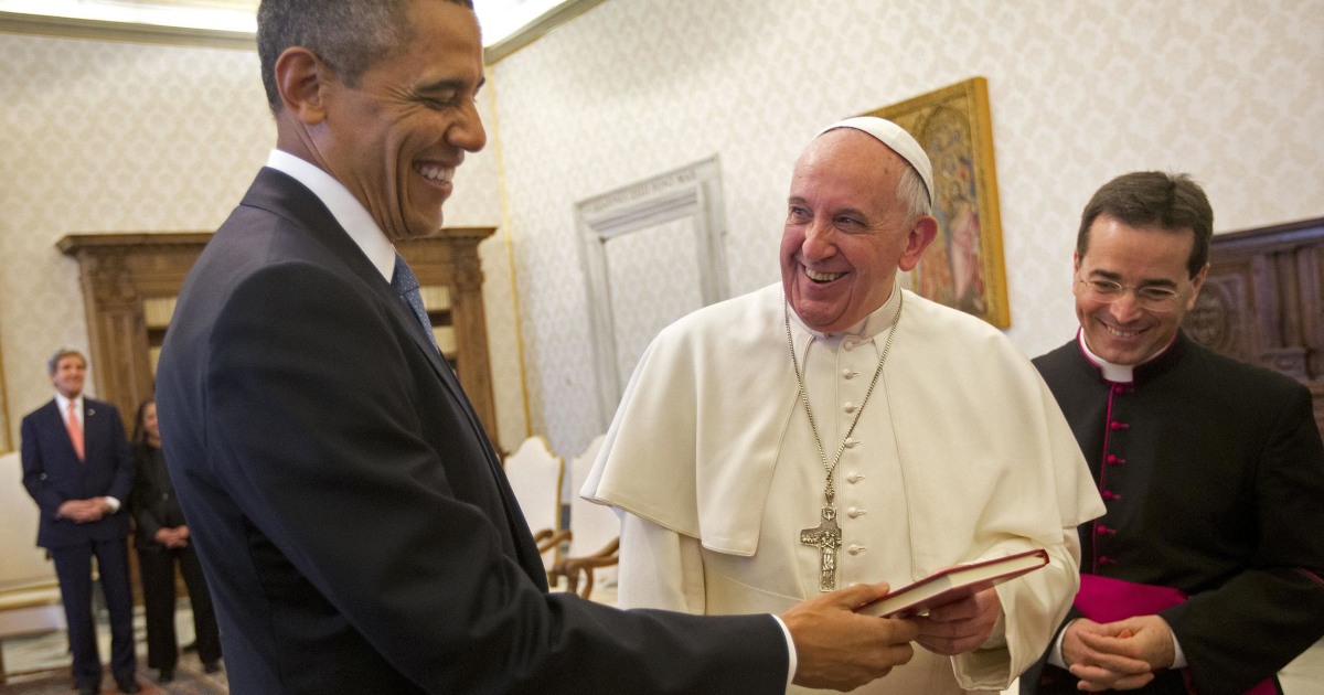 President Barack Obama, Pope Francis Meet for First Time