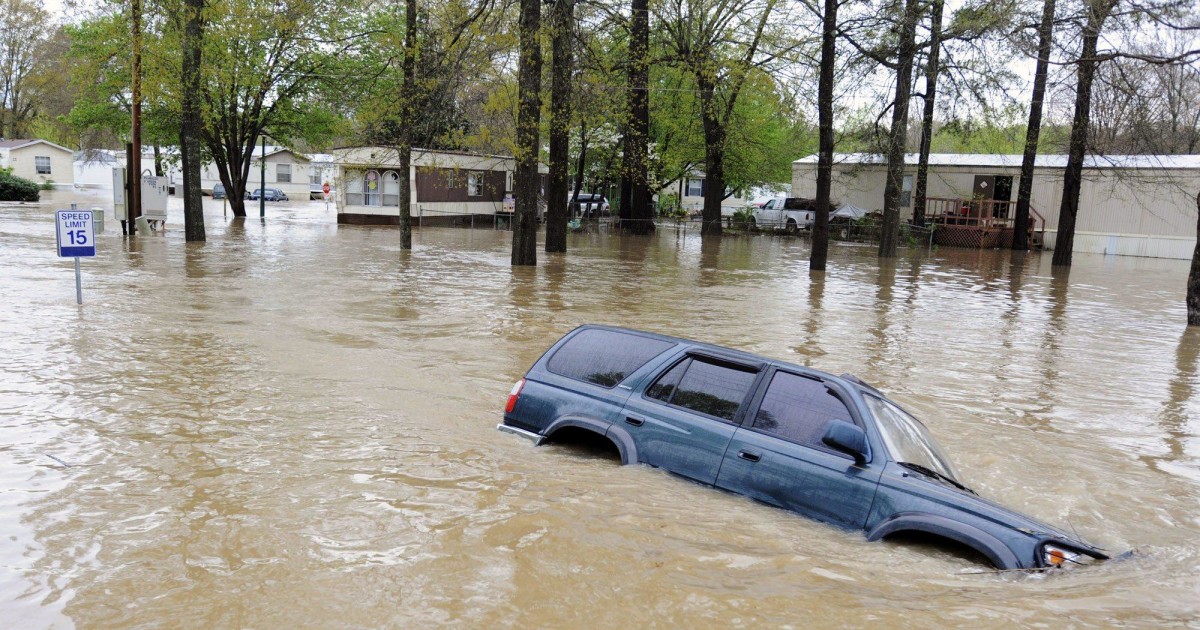 Girl Believed Swept Away as Floods Slam South