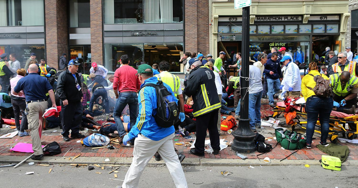At Boston Bombing, Strangers Ran Toward Chaos, Not Away From It