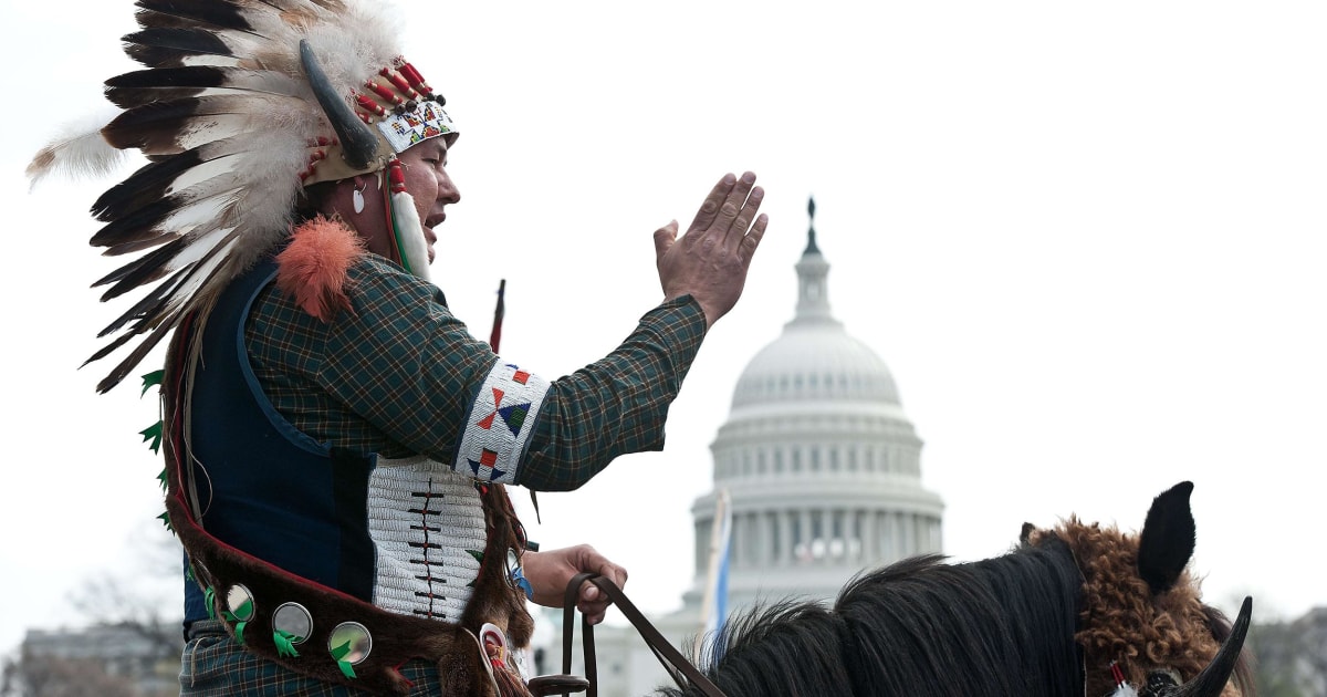 Native Americans Hit D.C. to Protest Keystone Pipeline