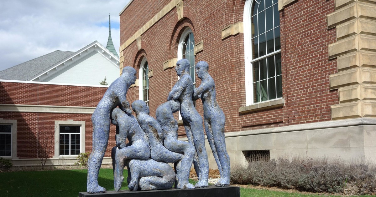 Michigan Town Moves 'Blue Human Condition' Sculpture After Backlash