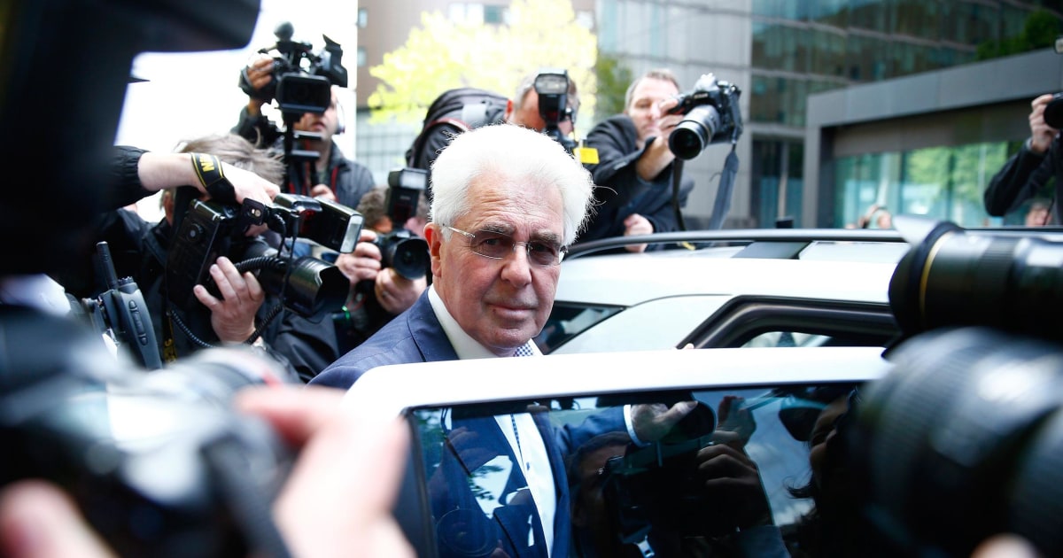 Fall of 'King of Spin' Max Clifford Latest Hit for U.K. Tabloids