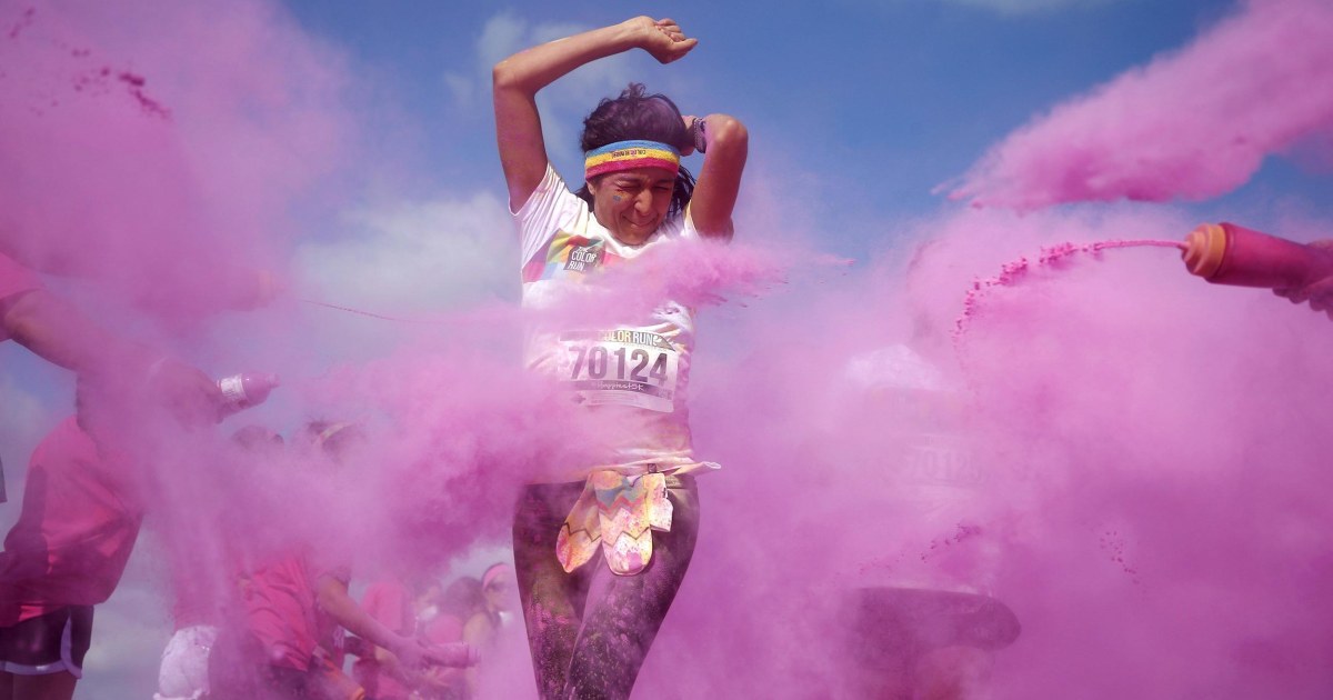 Color Run Brightens California Color Run Brightens California