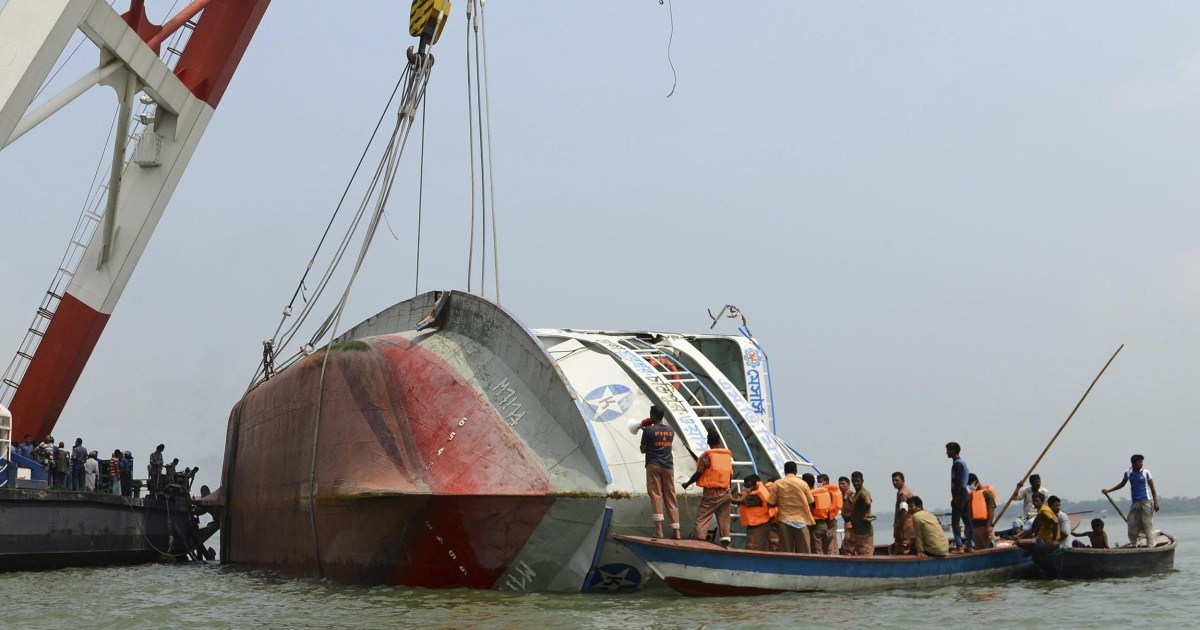 Search Completed on Capsized Ferry in Bangladesh, 54 Dead