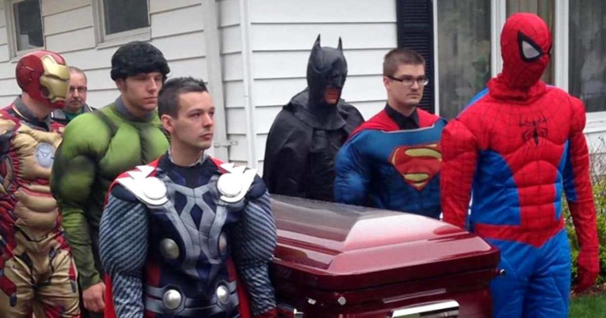 Boy Gets Superhero Funeral After Cancer Death