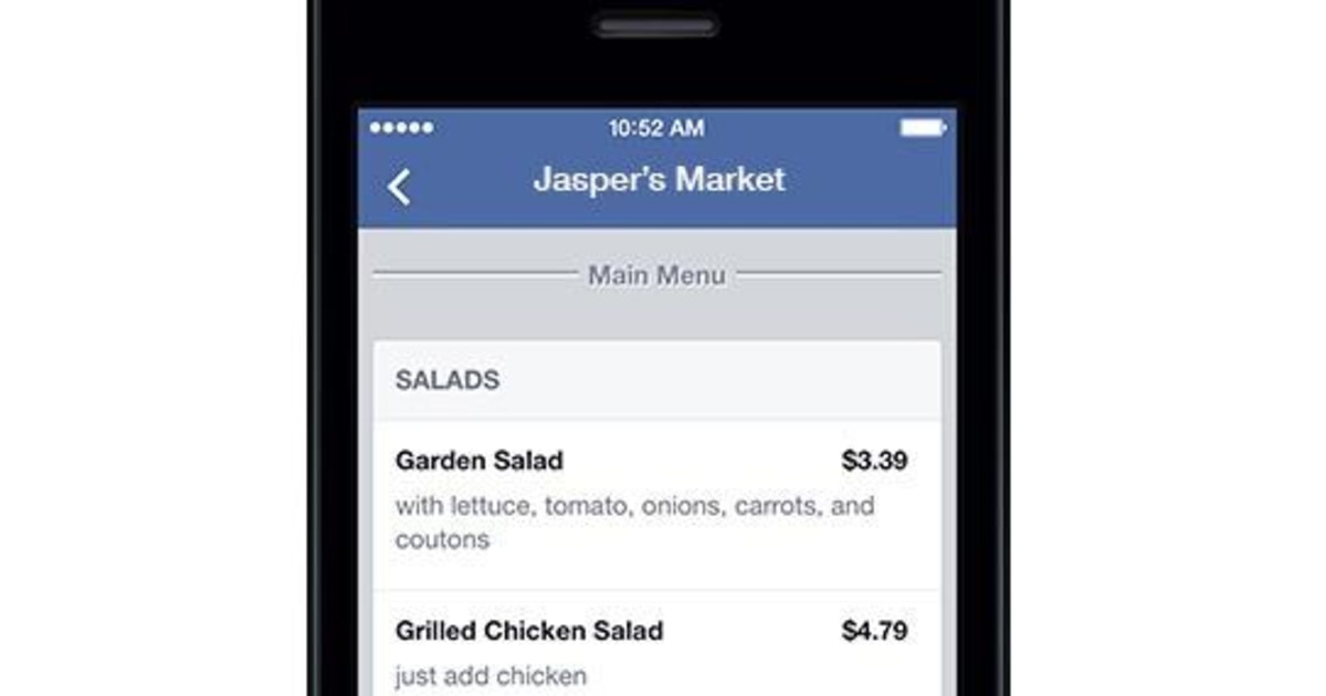 Like What You Eat: Facebook Adds Menus to Restaurant Pages
