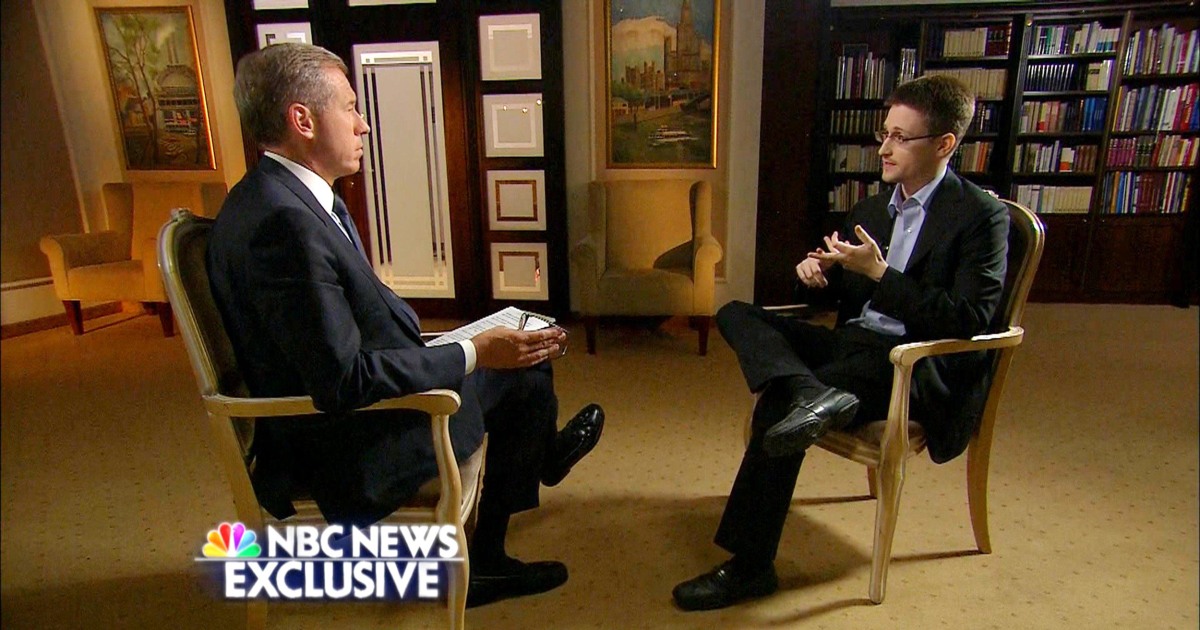 Exclusive: Edward Snowden Tells Brian Williams: 'I'd Like to Go Home'