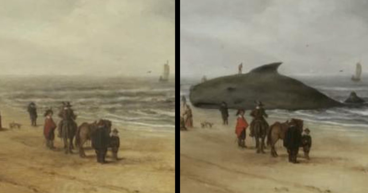 Whale of a Discovery Hidden in Dutch Masterpiece