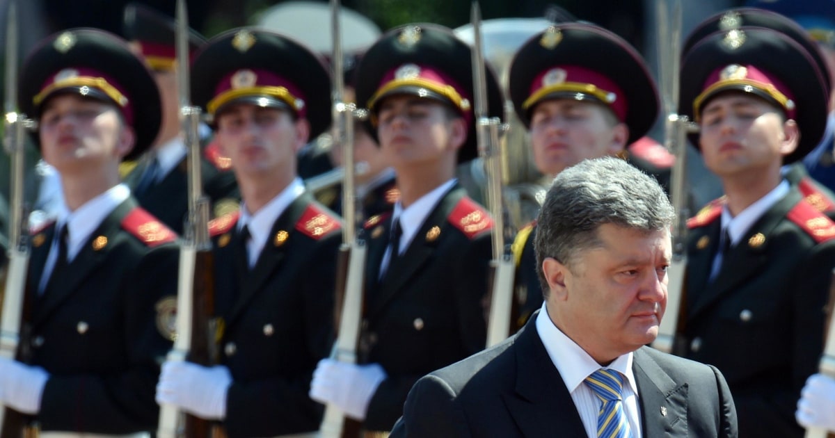 Ukraine President Petro Poroshenko Demands Cease-Fire by Week's End
