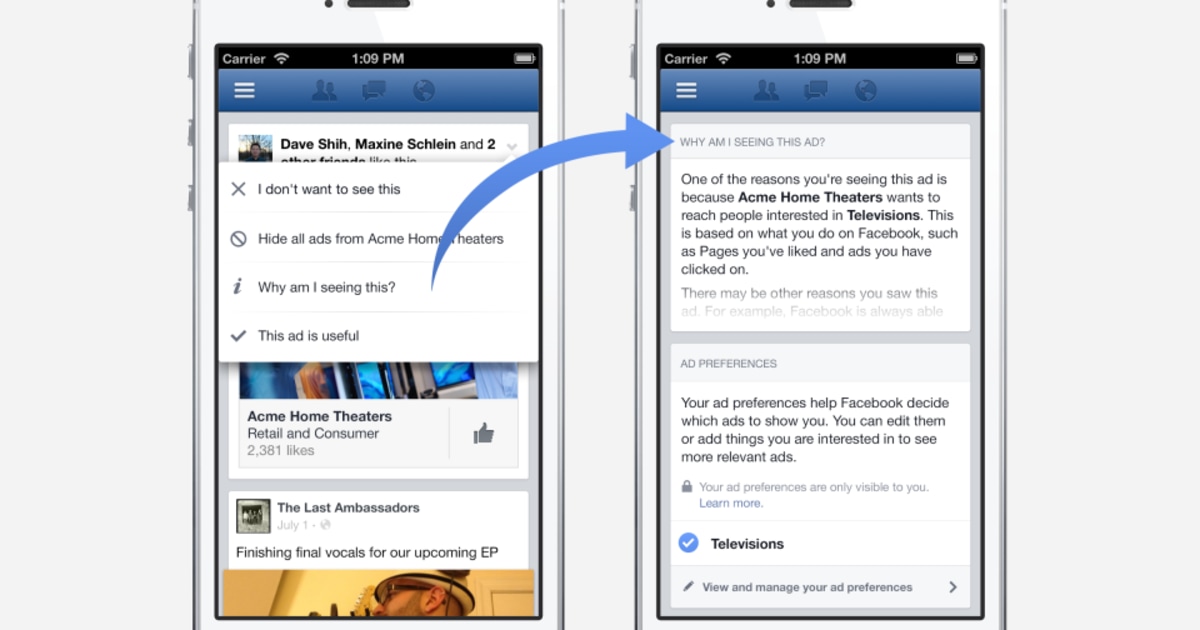 Facebook Lets Users Opt Out of Targeted Ads Facebook Lets Users Opt Out of Targeted Ads