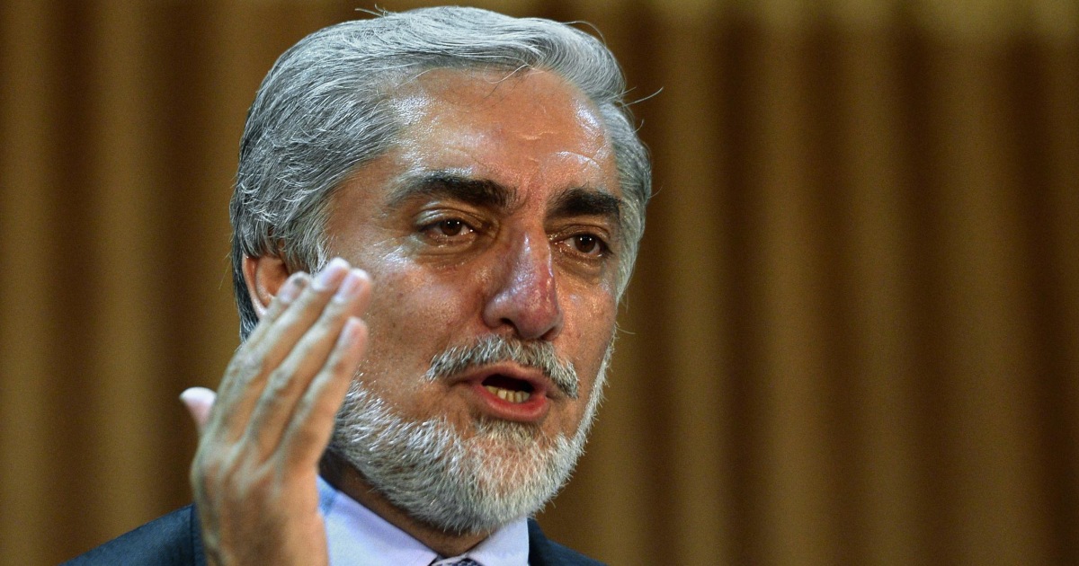 Afghanistan Presidential Candidate Abdullah Alleges Vote Rigging
