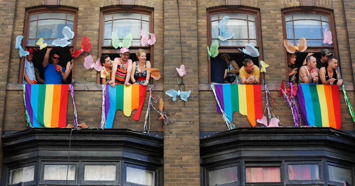 Revelers Celebrate in Gay Pride Parades