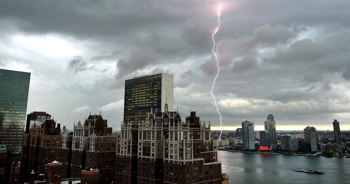 Lightning Strike Caught on Camera