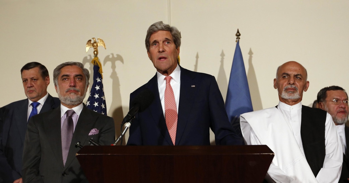 John Kerry Brokers Recount in Afghan Presidential Elections