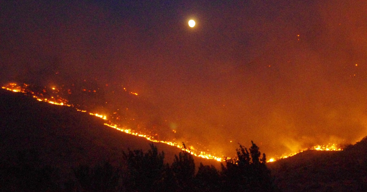 Washington State Wildfire Grows to 34 Square Miles