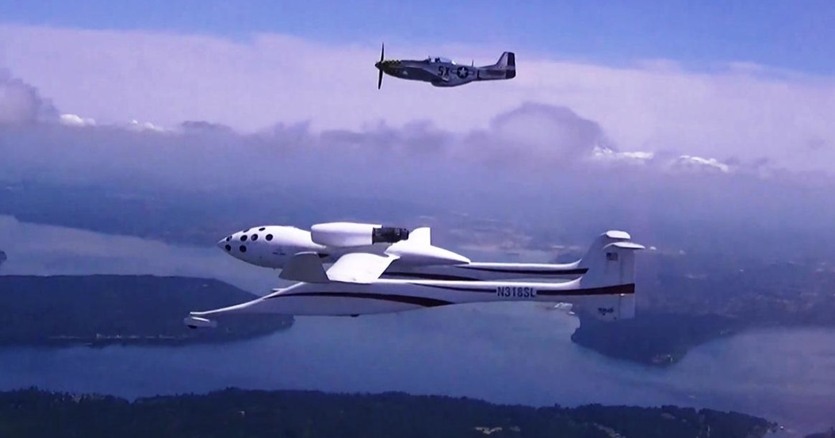 SpaceShipOne's White Knight Airplane Makes Final Flight