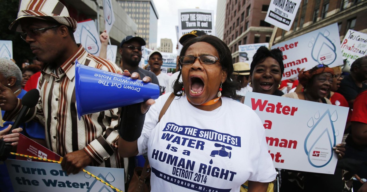 Detroit Mayor Announces Plan to Help Pay Water Bills