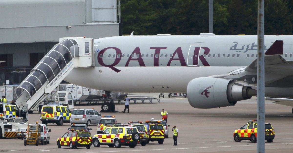 Fighter Jet Escorts Qatar Plane Over U.K. After 'Hoax Bomb' Threat