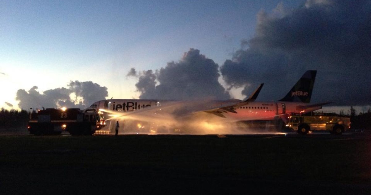 JetBlue Flight Evacuated After Engine Fire