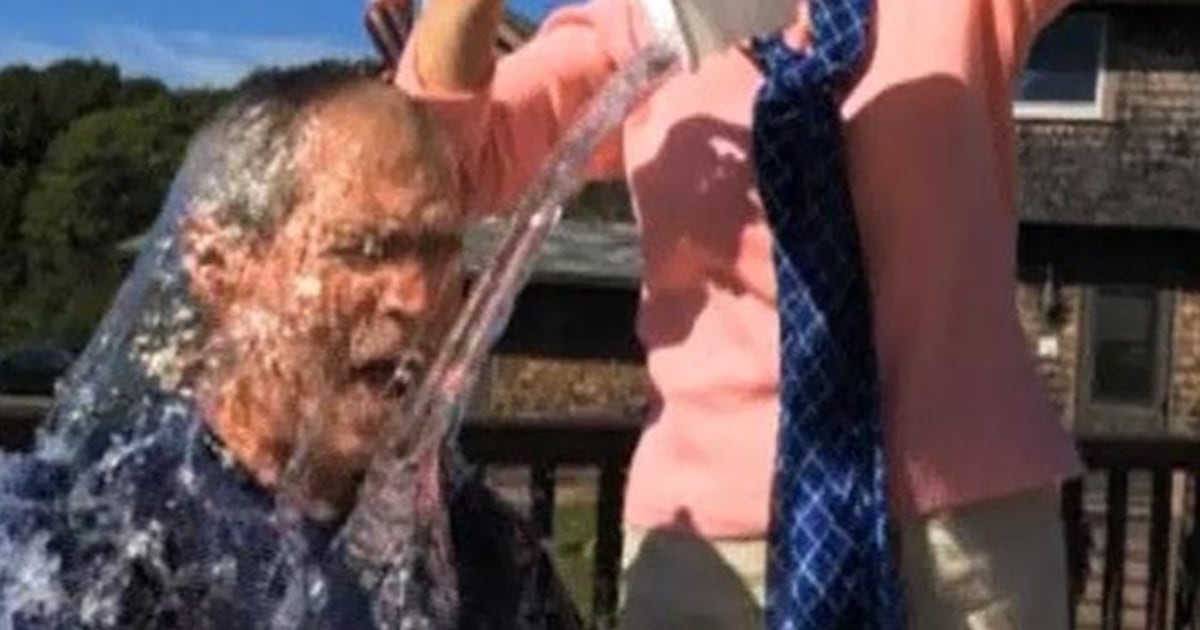 President Bush Takes the Ice Bucket Challenge
