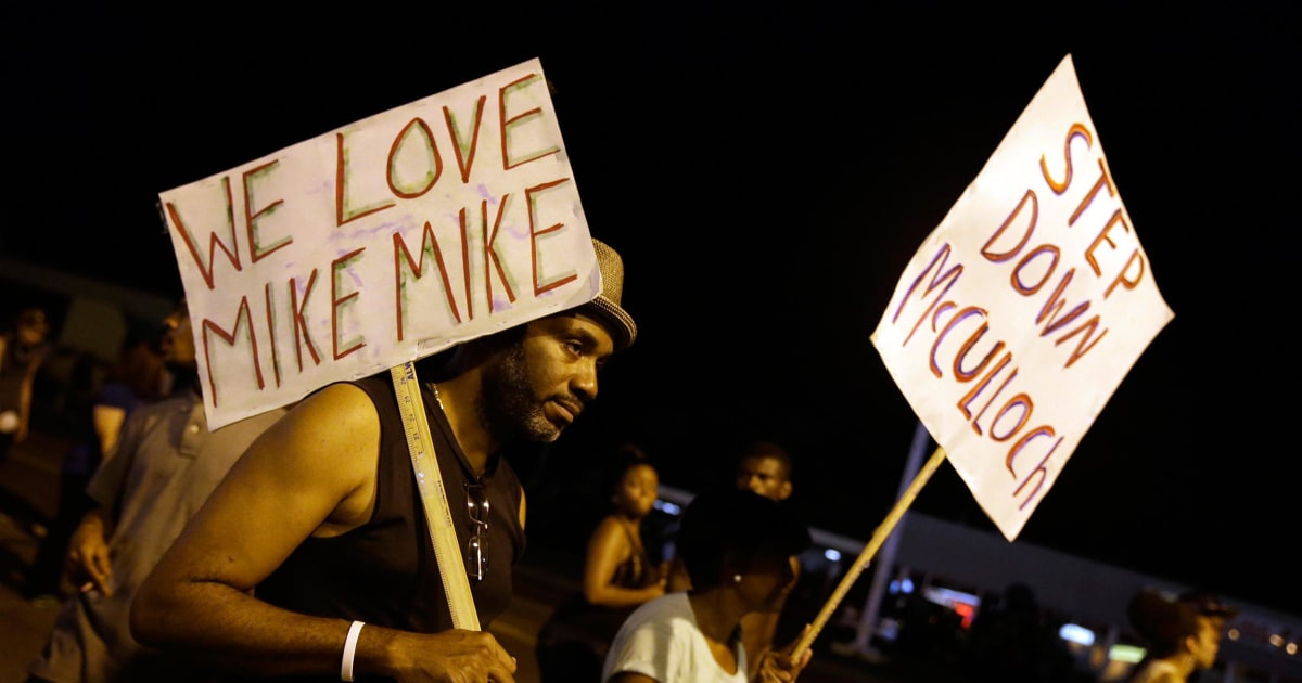 Michael Brown Protests in Ferguson Remain Calm, Seven Arrests