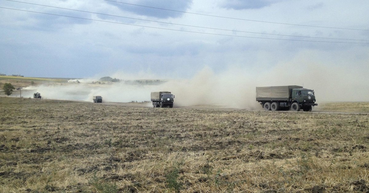 Satellite Images Reveal Russian Military Vehicles Inside Ukraine: NATO