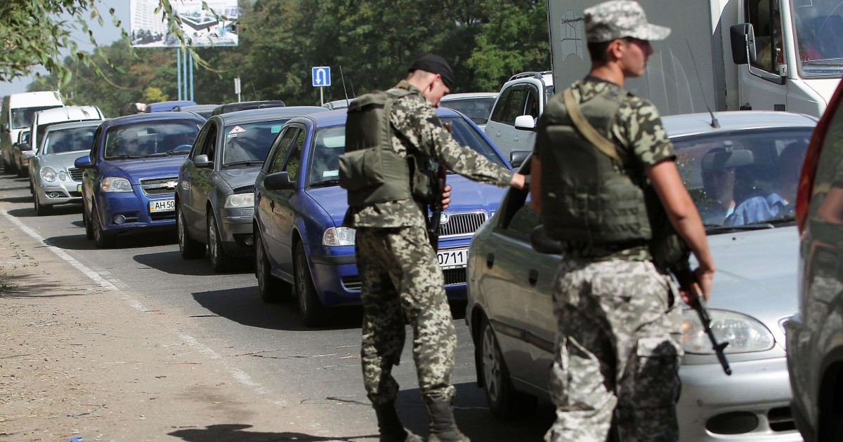 Shells Land Near Ukraine Checkpoint and 'Nobody Bats an Eyelid'