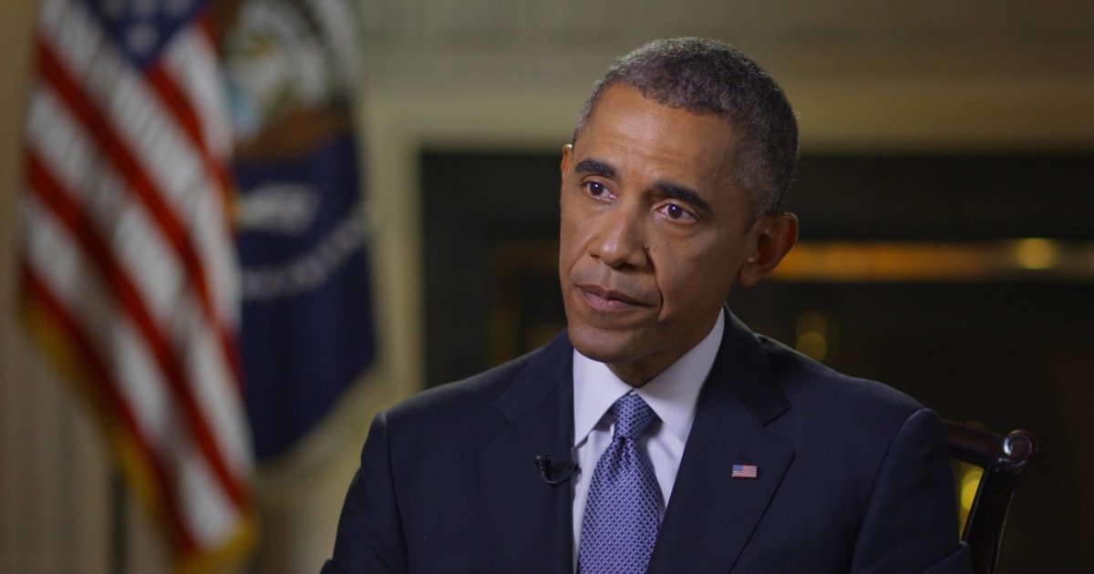 President Barack Obama's Full Interview With NBC's Chuck Todd